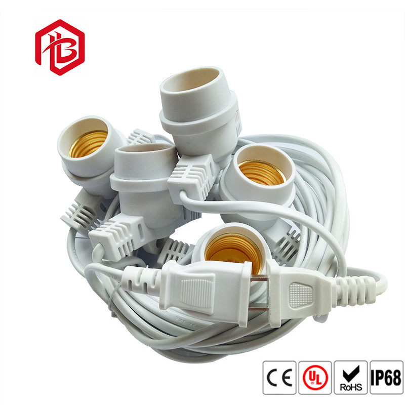 Support 2 Pin Lamp Stand Fittings de lampe en métal Ip67 Ip68 300v E27